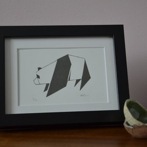 Screenprint Origami Animals - Etsy