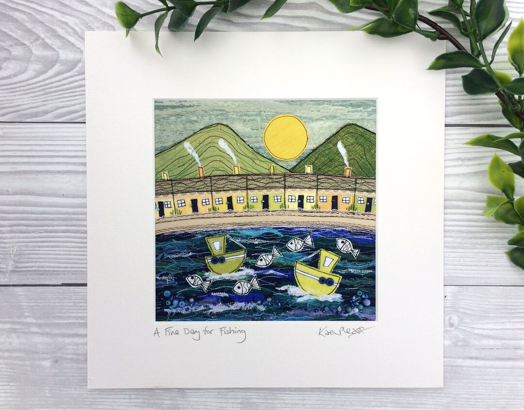 IRISH ART PRINT Wild Atlantic Way Art Print Irish Art Print 'A Fine Day ...