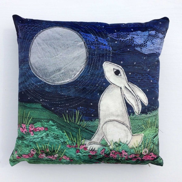 Hare Cushion - Etsy UK