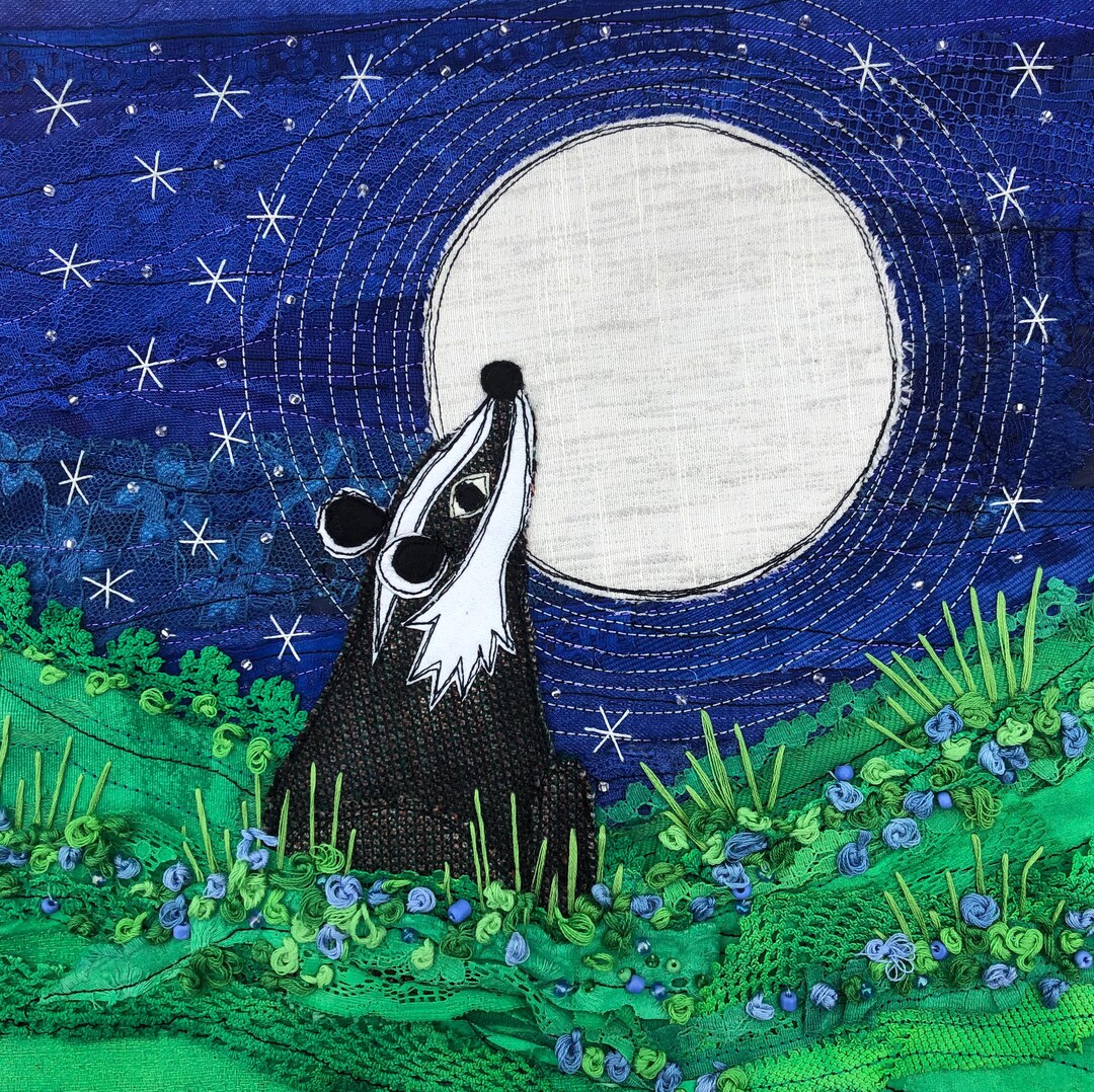 BADGER ART PRINT Badger Birthday Gift Irish Art Gift Badger Gift Print ...