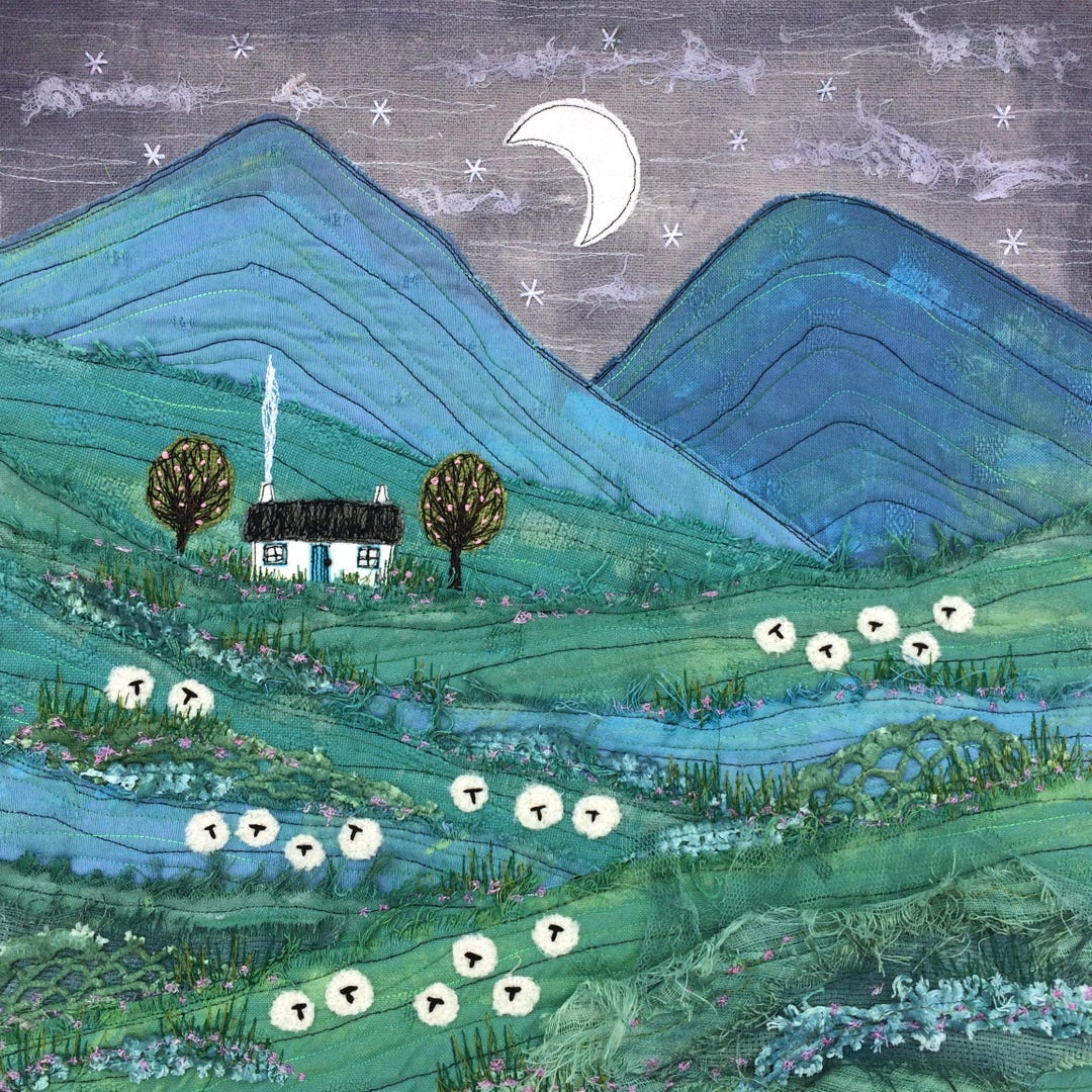 Once Upon a Moonlit Night. Irish Art Print Irish Landscape Art Print ...