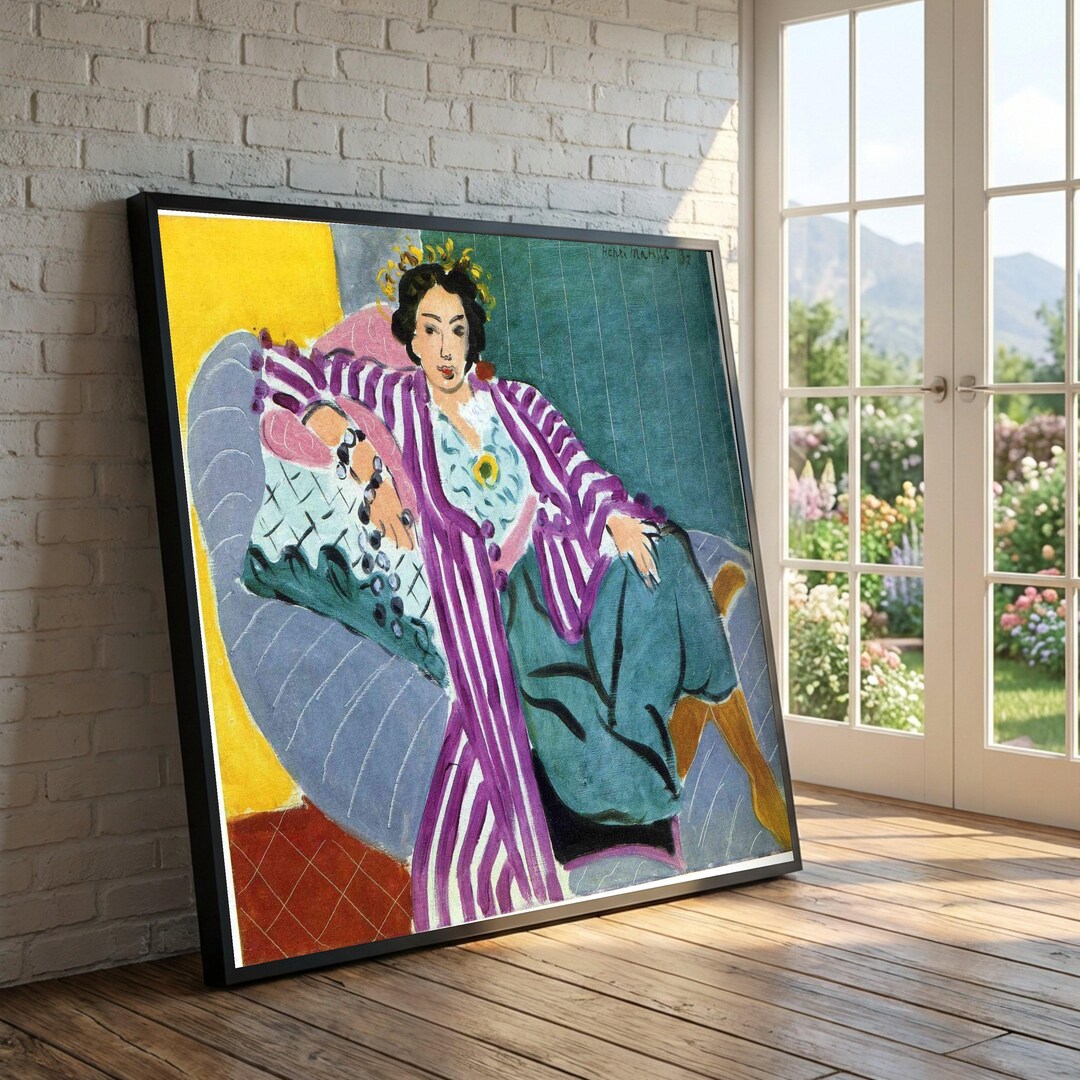 Henri Matisse Reclining Woman Canvas Print, Modern Portrait Wall Art - Etsy