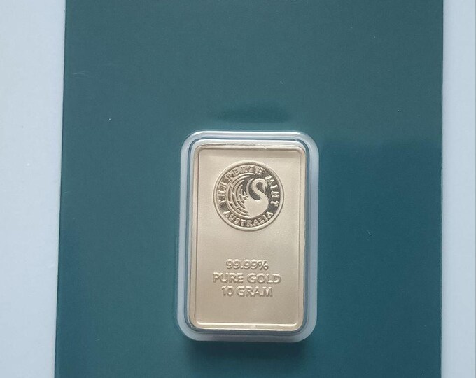 Perth Mint 10g Gold Bar .9999 Fine Gold – Australia - Etsy UK