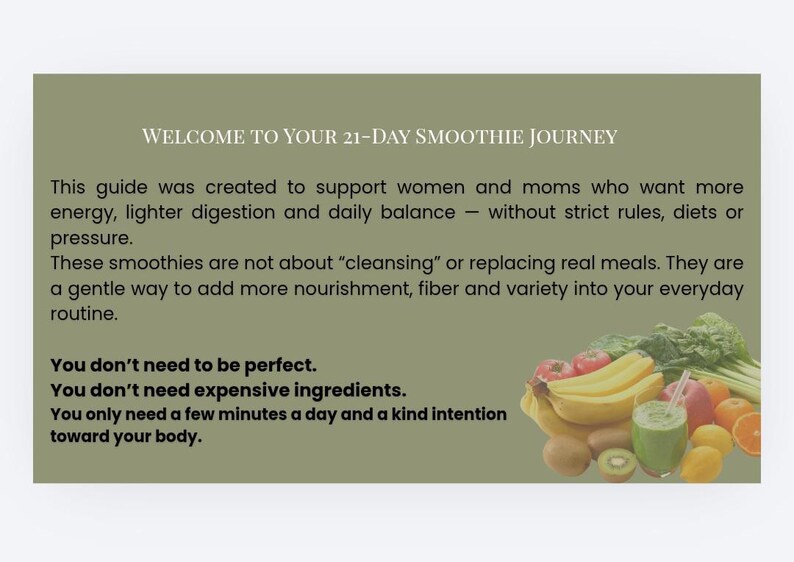 21 Healthy Smoothies for Balance, Energy Digestion | 21-day Smoothie ...