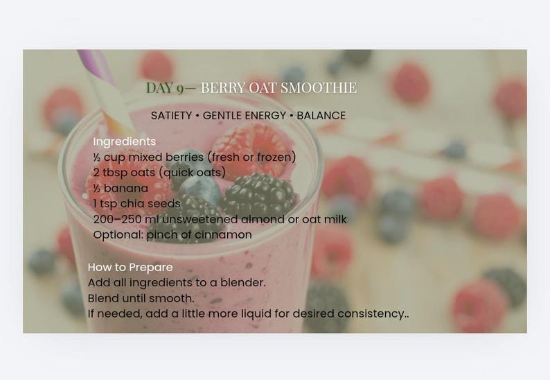 21 Healthy Smoothies for Balance, Energy Digestion | 21-day Smoothie ...