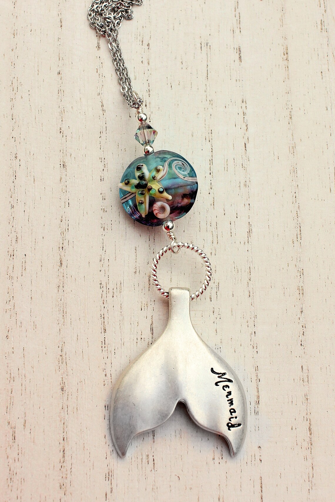 Mermaid Jewelry Mermaid Tail Necklace Beach Jewelry Mermaid | Etsy