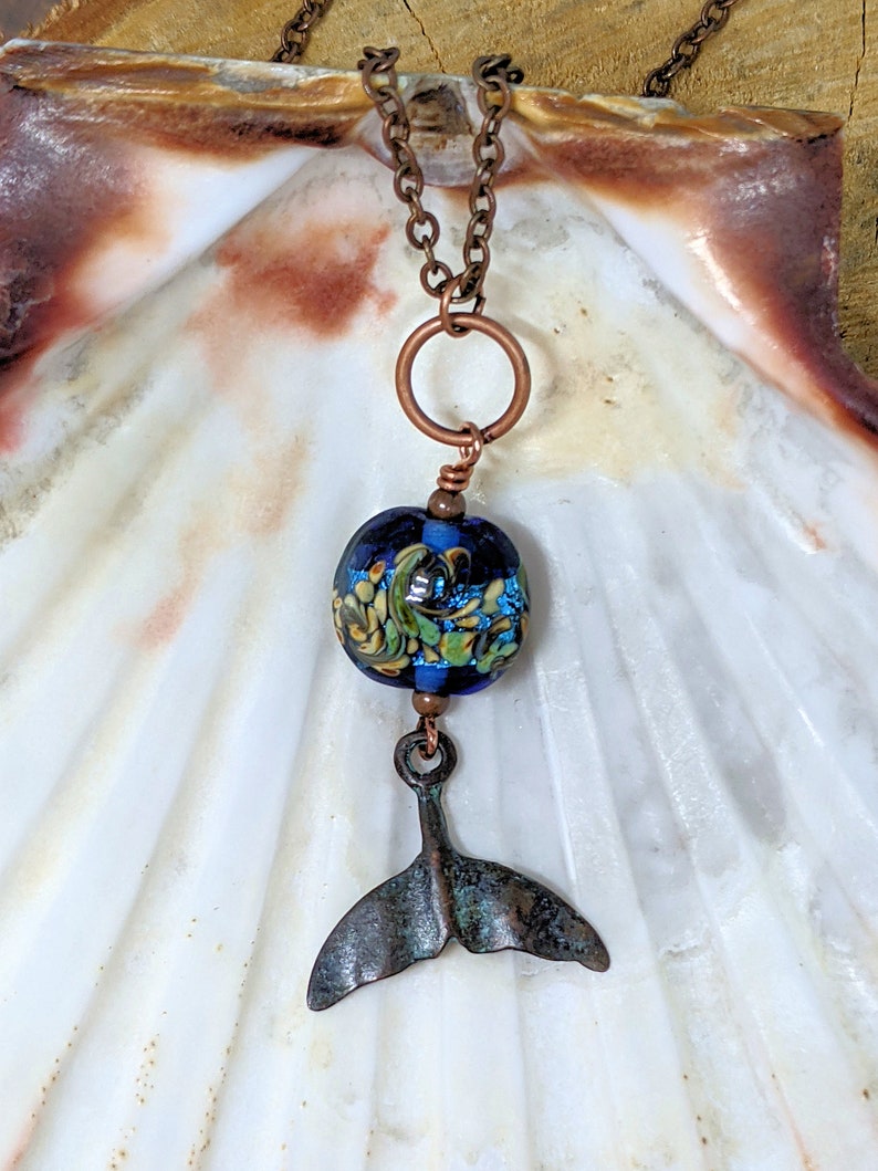 Mermaid Tail Necklace Mermaid Jewelry Beach Jewelry Mermaid | Etsy