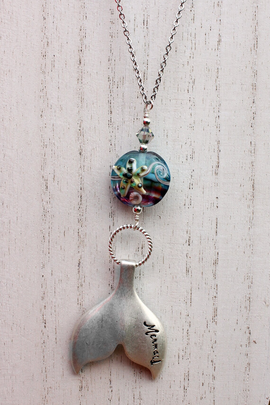 Mermaid Jewelry Mermaid Tail Necklace Beach Jewelry Mermaid | Etsy