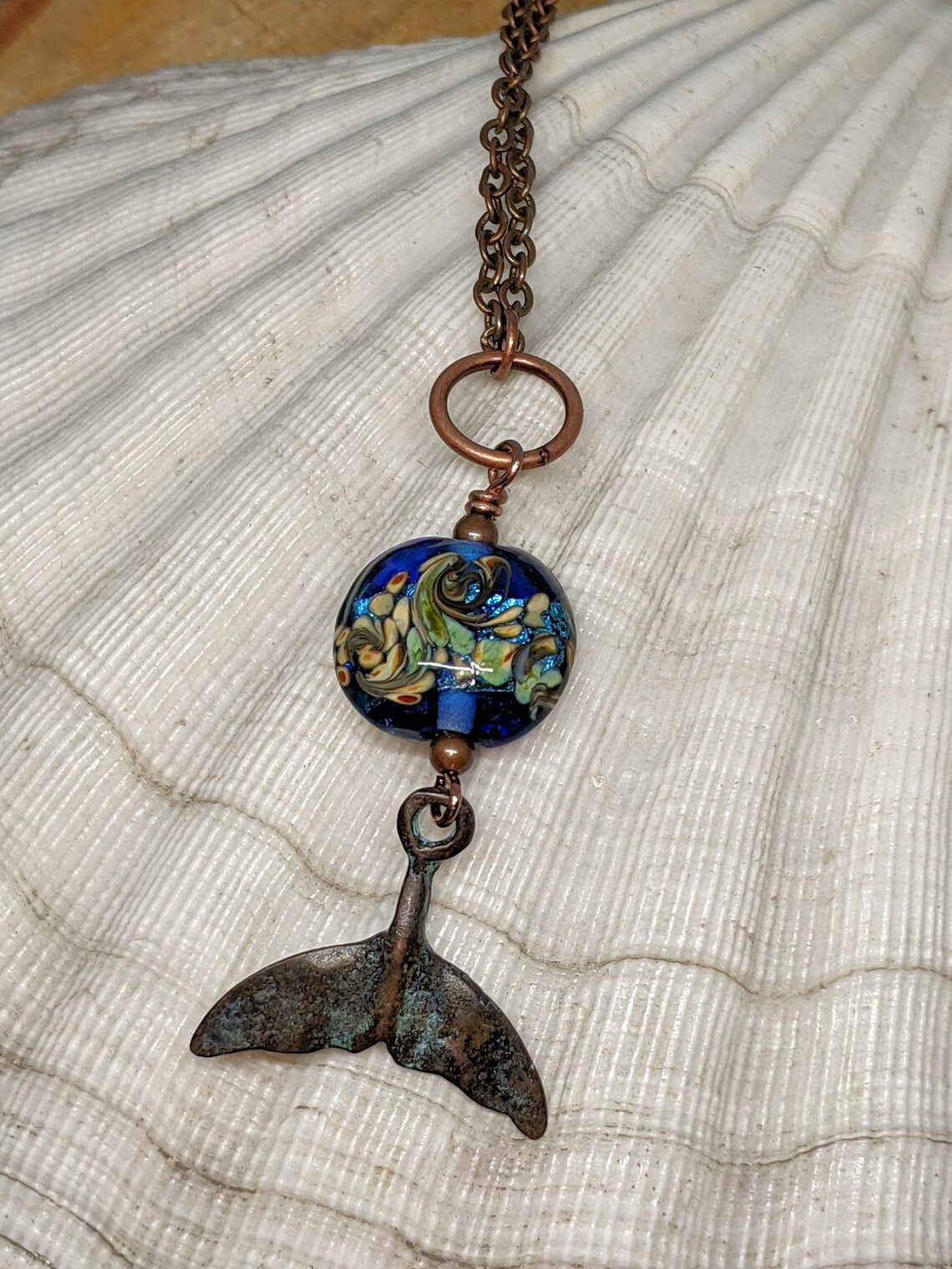 Mermaid Tail Necklace Mermaid Jewelry Beach Jewelry Mermaid | Etsy