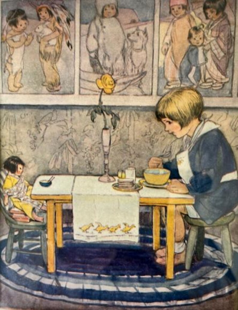 Children's Book Illustrations by Ruth Mary Hallock - Etsy