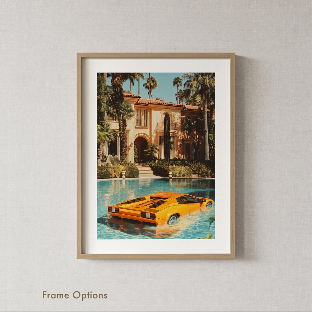 Lambo in the Hood: Framed Photography, Luxury Wall Art, Fine Art Prints ...
