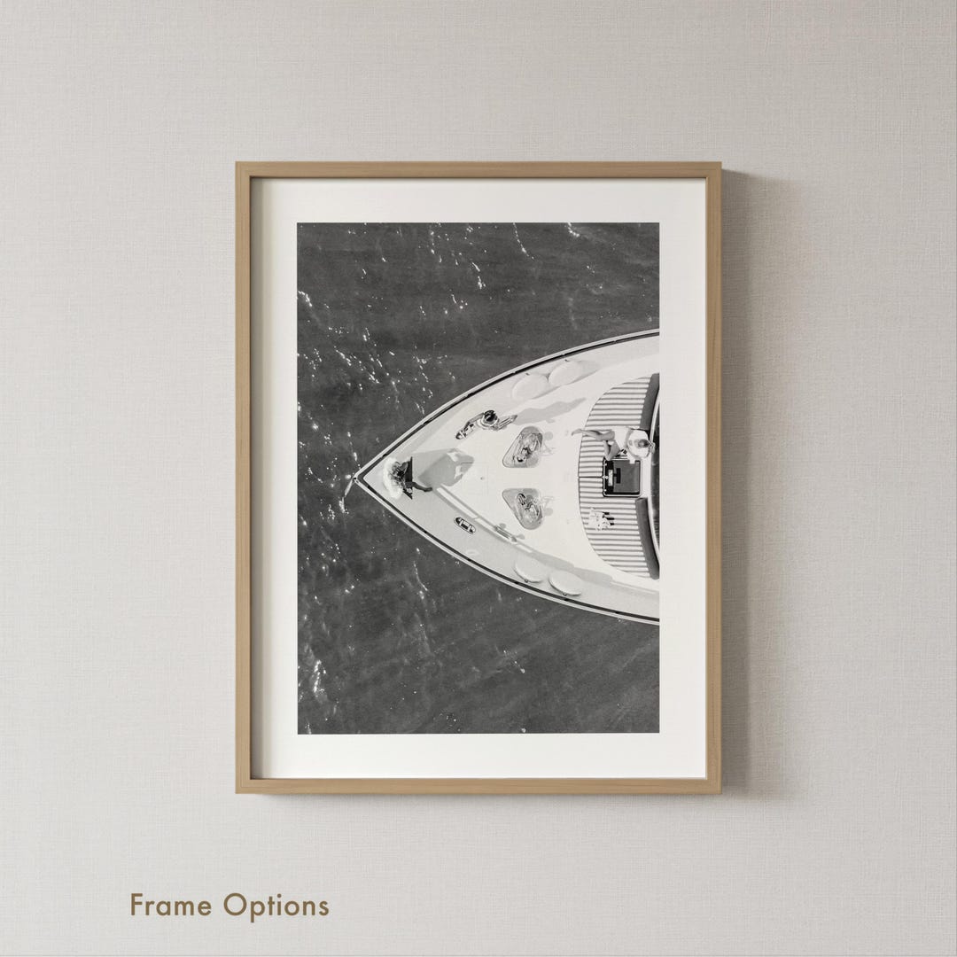 Yacht Wall Art: Framed Photography, Luxury Print, Framed Wall Art ...