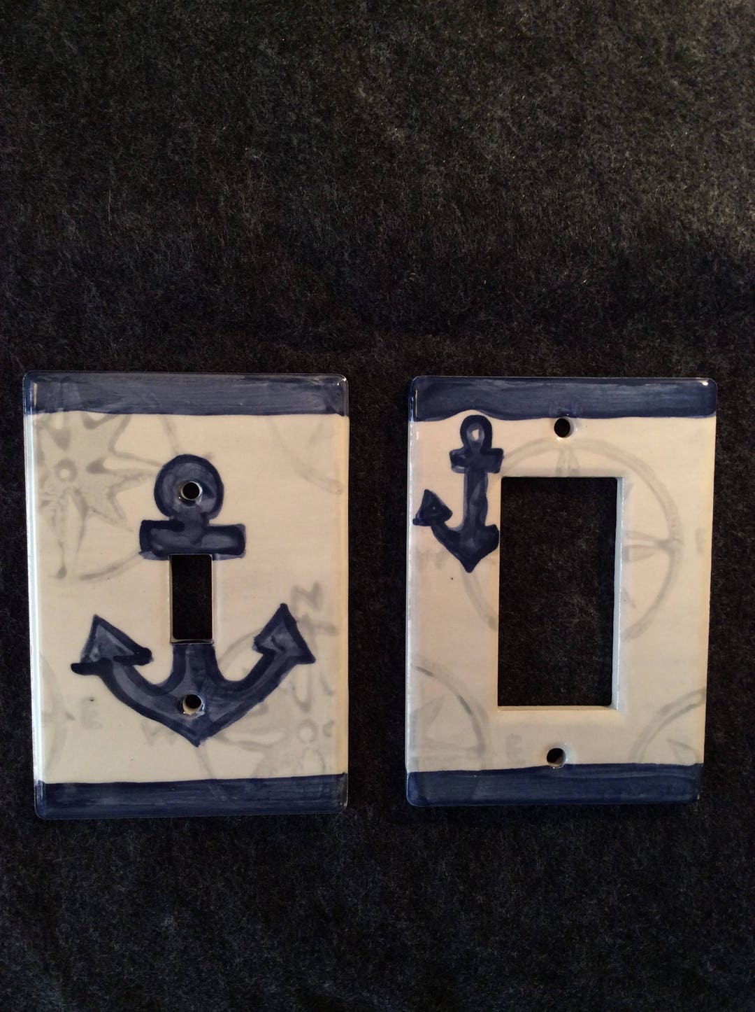 Nautical Anchor Switch Plate Cover - Etsy