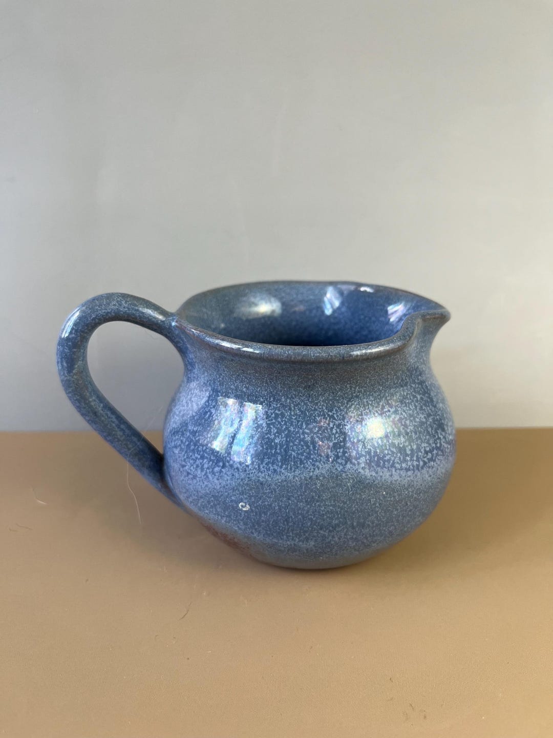 Signed E Cox – Ella Cox 1940s Pine Ridge Sioux Pottery Pitcher Blue ...