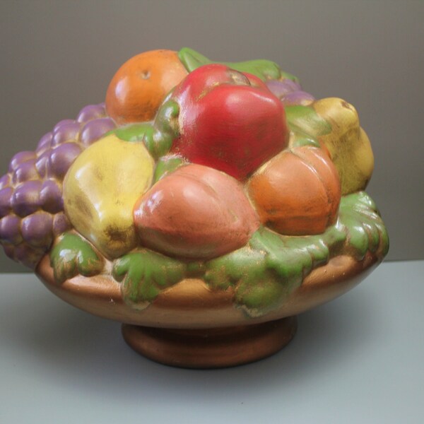 Vintage Funky Fruit Bowl - Etsy