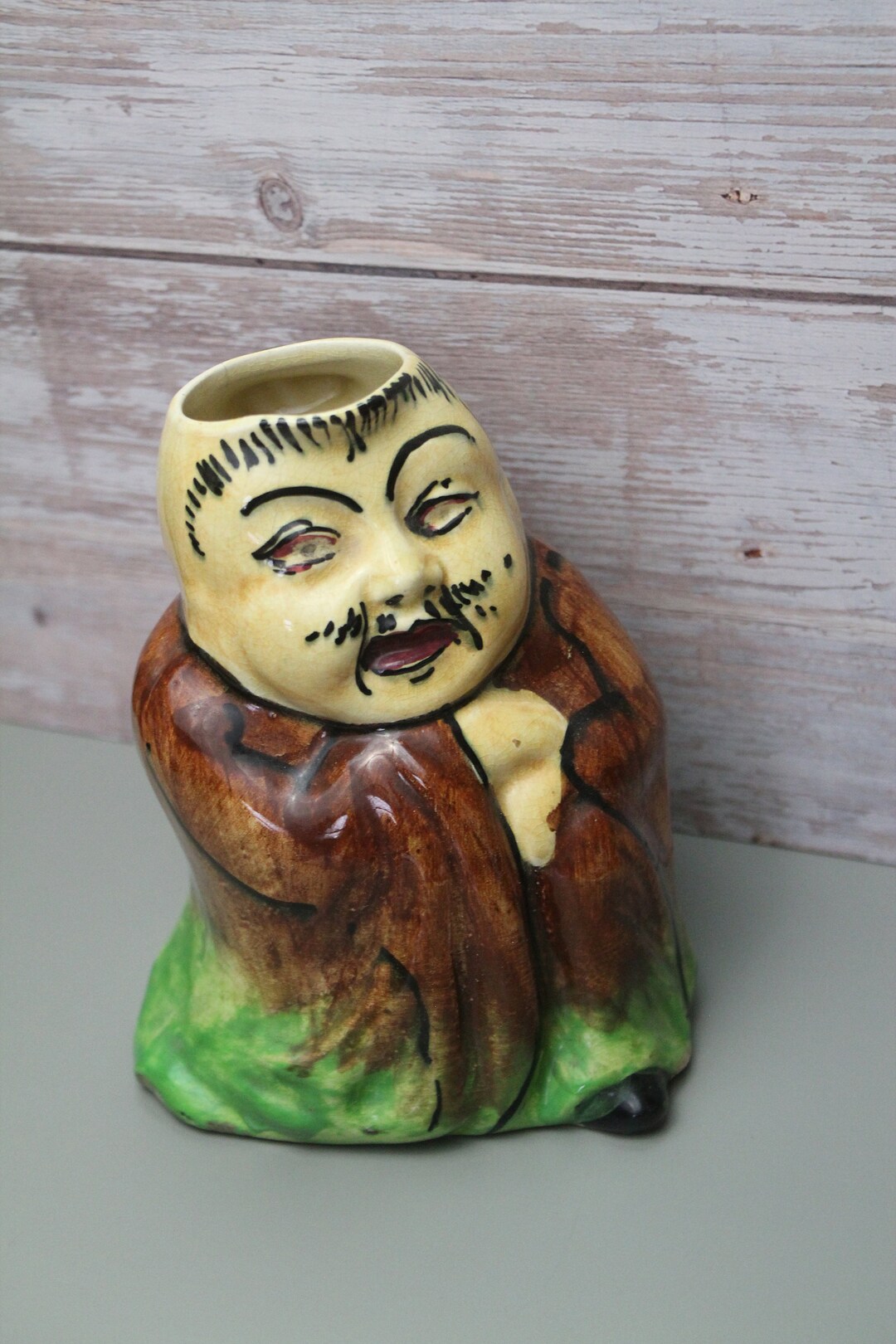 Vintage Thomas Forester Majolica Mug Asian Eastern Man Toby Jug RARE ...