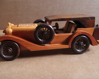 Vintage Wood Car Decor - Etsy