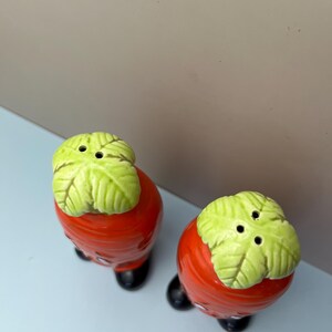 Vintage Sad Face Anthropomorphic Carrot Salt and Pepper Shakers With ...