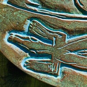 Eye and Alligator Hanging Concrete Garden Plaque - Etsy