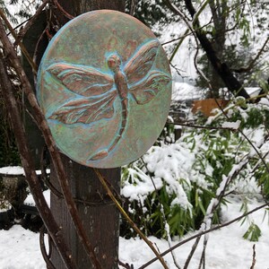 Concrete Dragonfly Garden Plaque | Etsy