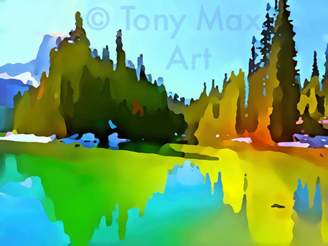 Mountain 114. BC Art Prints, British Columbia Nature Art, BC Posters ...