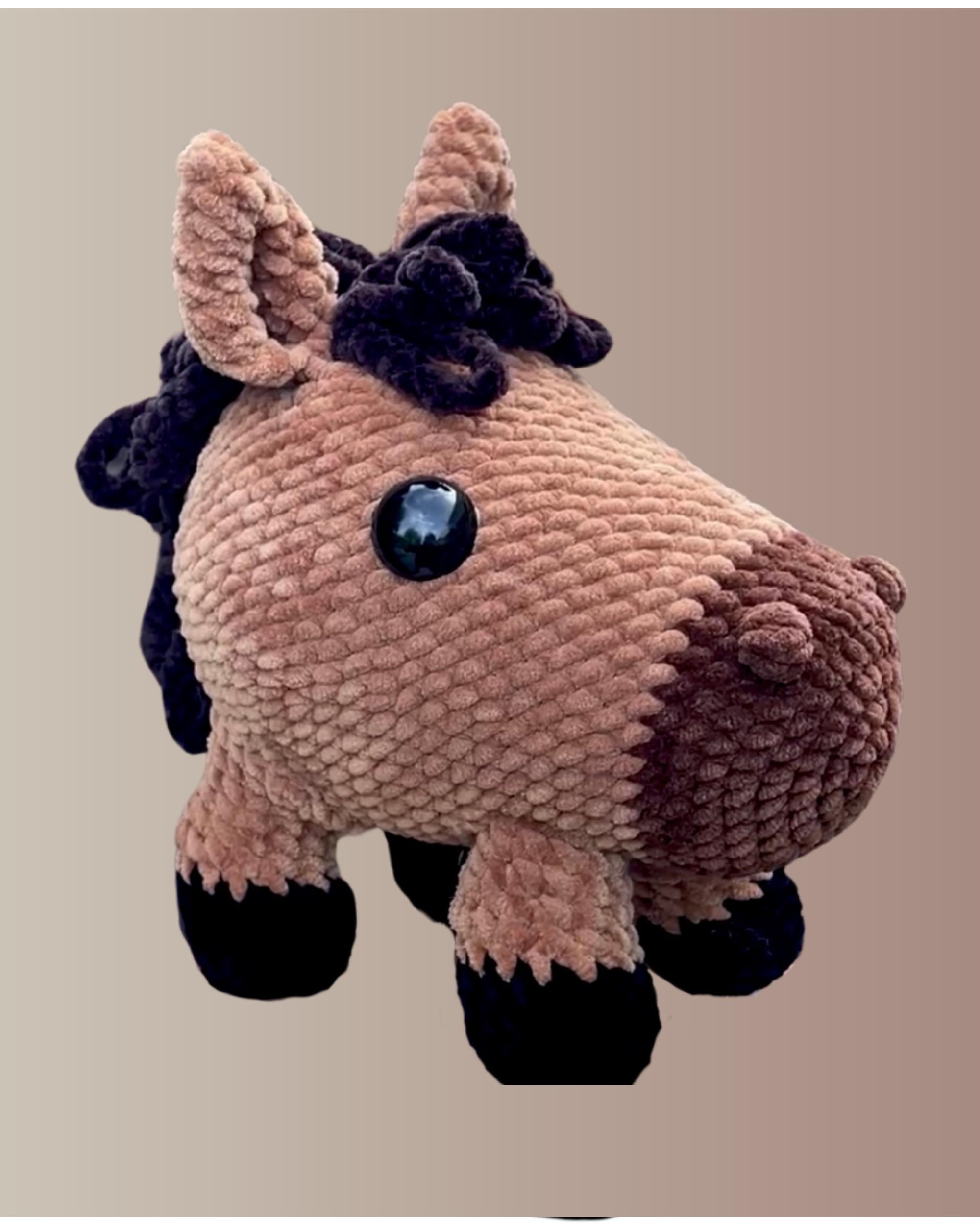 Honse Crochet Pattern PDF | Horse Amigurumi Plush | Unicorn Mod ...