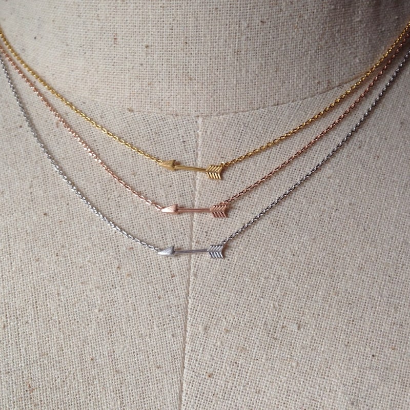 Arrow Necklace - Etsy