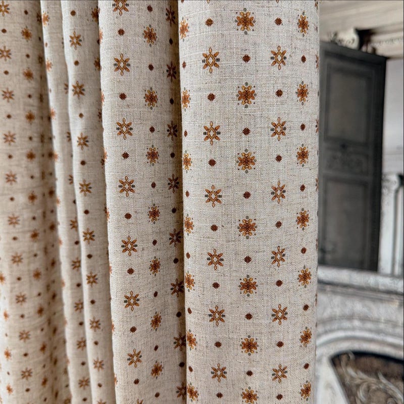 Vintage Bark Cloth Drapes - Etsy