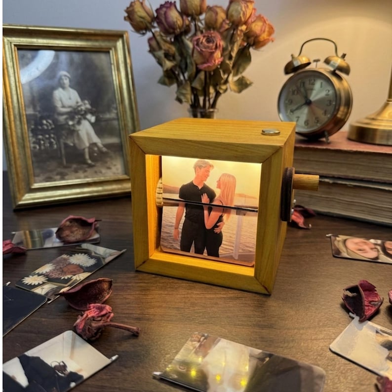 Custom Photo Flipbook Frame Animation Box, Wooden Picture Box With ...