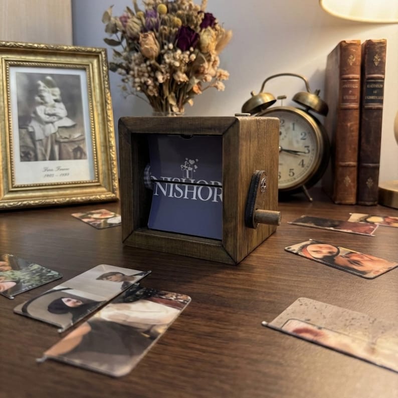 Custom Photo Flipbook Frame Animation Box, Wooden Picture Box With ...