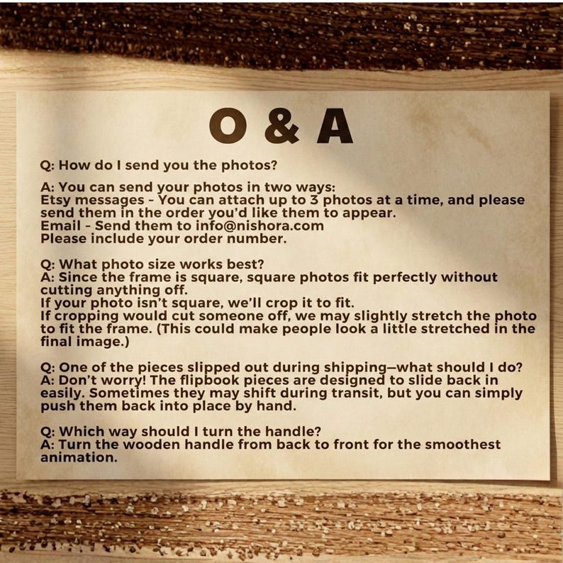 Personalized Photo Flipbook, Custom Wooden Animation Box With Light - Etsy