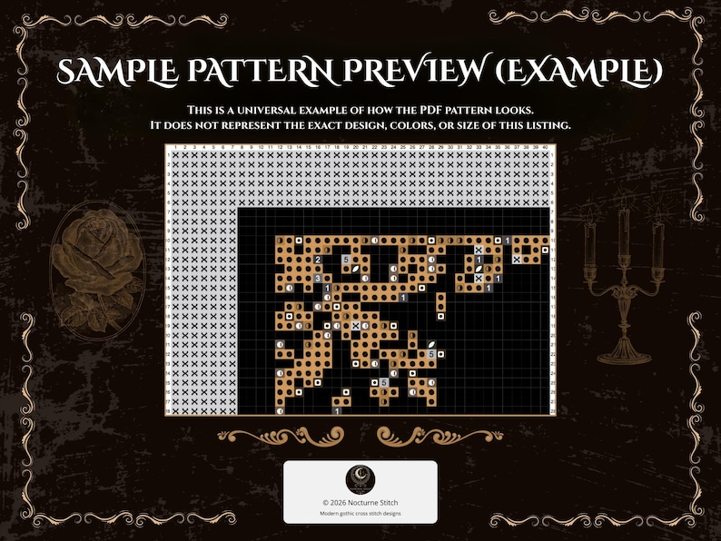 Victorian Poison Garden Cross Stitch Pattern PDF, Gothic Botanical ...
