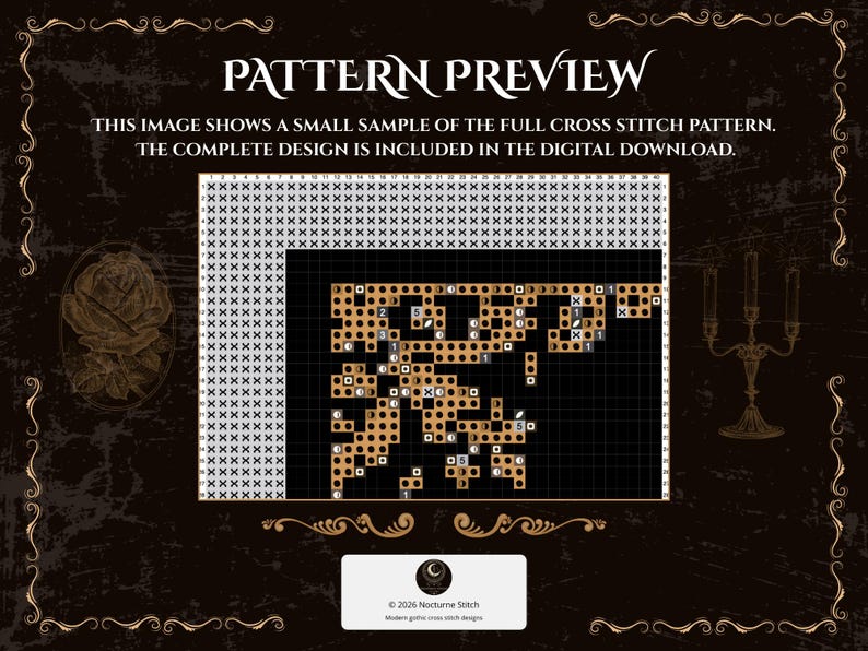 Medieval Castle Window Cross Stitch Pattern Gothic Window View Fantasy ...