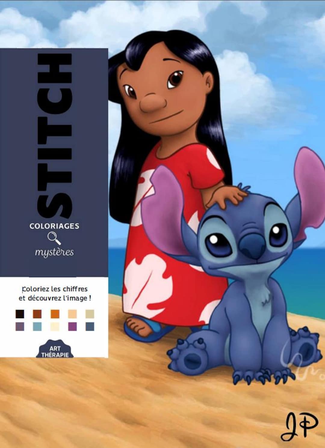 Disney Lilo and Stitch Color by Number Coloring Book for Adults and ...