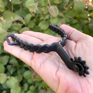 Braided Rope Design Craft Spur Silver or Black - Etsy