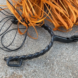 Braided Rope Design Craft Spur Silver or Black - Etsy