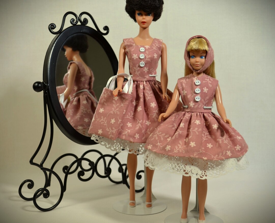 Barbie and Skipper Matching Sundresses and Petticoats Fifties Style ...