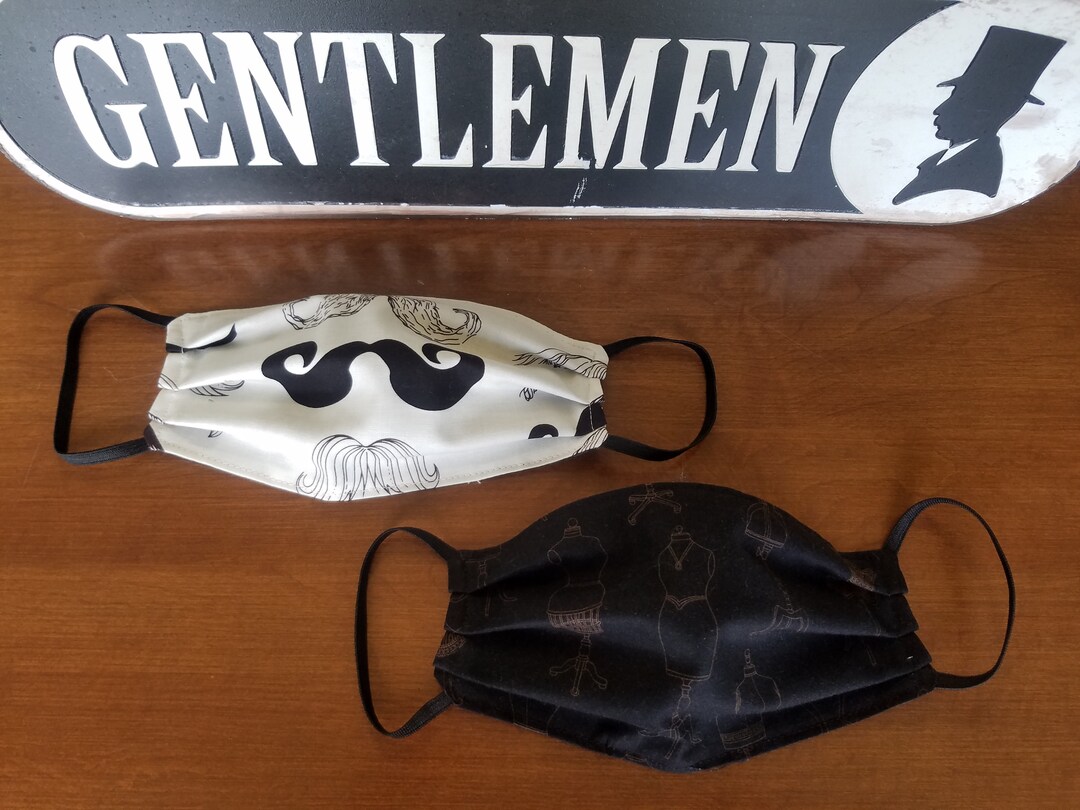 Mustache Face Mask/reversible Face Mask/washable Face Mask/reusable ...