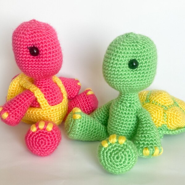 Crochet Turtle With Removable Shell Pattern - Etsy