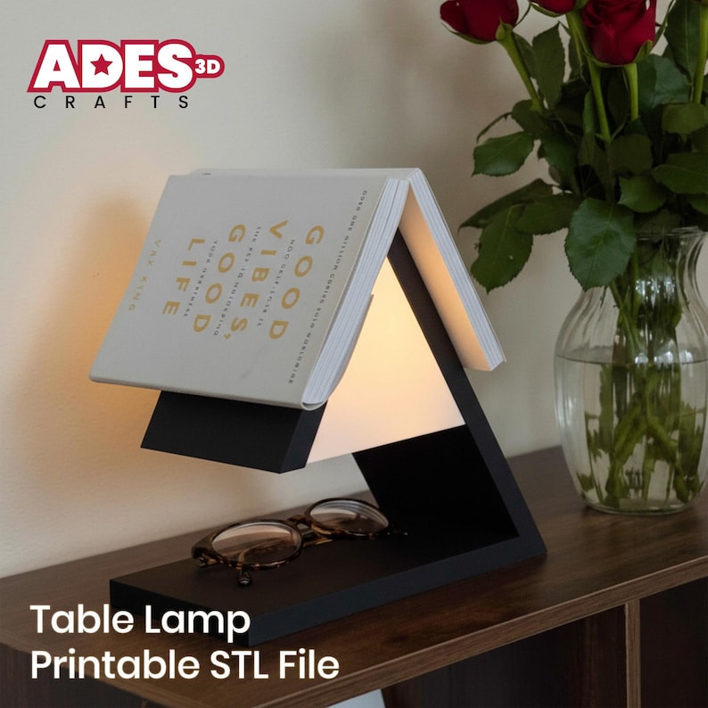 Tabel Bedside Lamp, Best Selling Items 3D Print - Modern Lamp STL, DIY ...