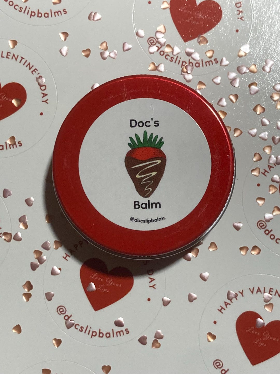 Doc's Chocolate Covered Strawberry Lip Balm - Etsy