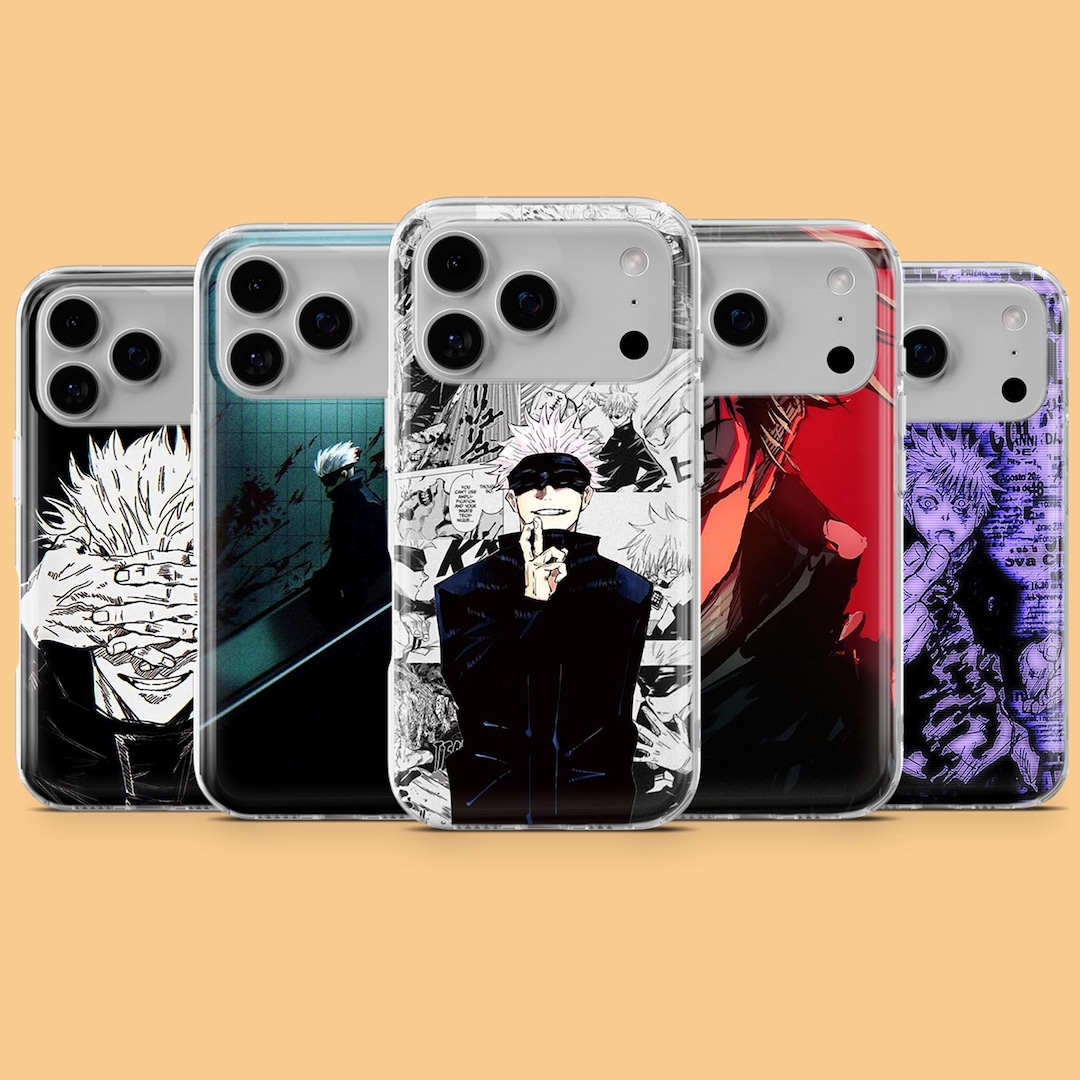 JJK Phone Case Gojo Satoru Geto Cover for iPhone 17, 17pro, 16, 15, 14 ...