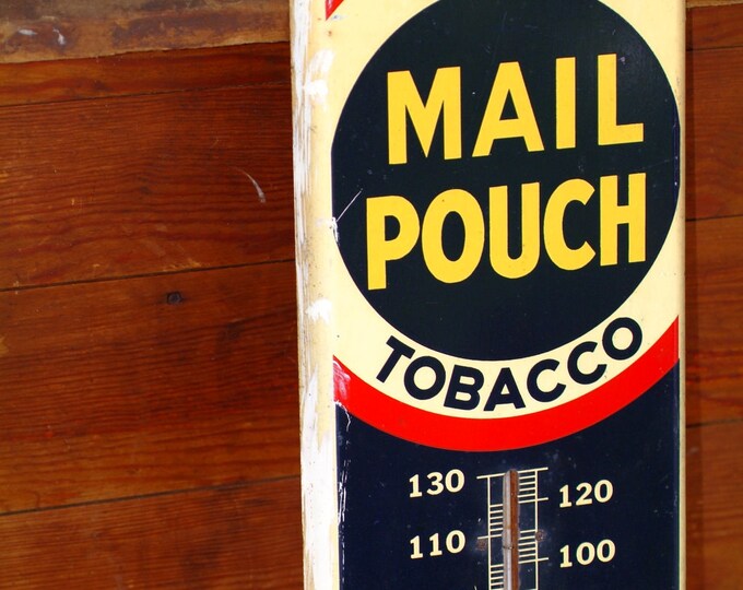 Vintage Mail Pouch Thermometer From the 1930's - Etsy