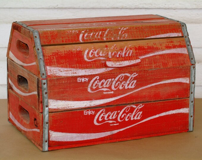 Custom Coca Cola Chest Built From Wooden Coke Crates - Etsy
