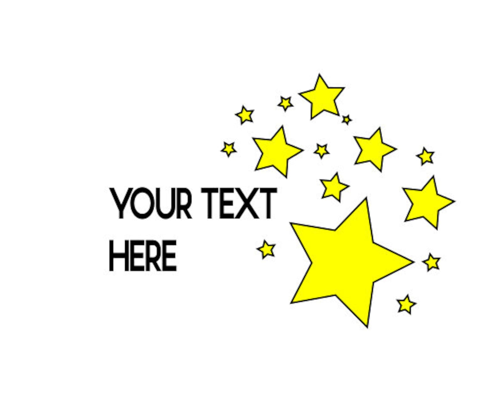 Scattered Star SVG - Etsy