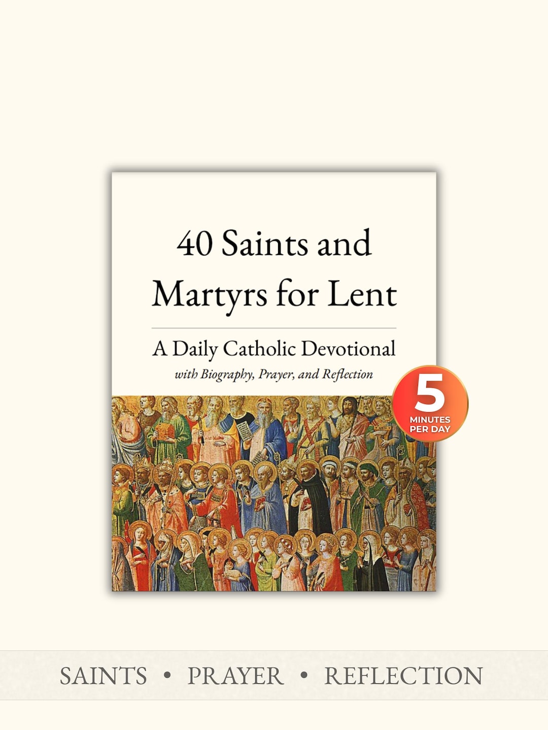 40 Day Lent Devotional PDF Catholic Saints Daily Prayer Reflection ...