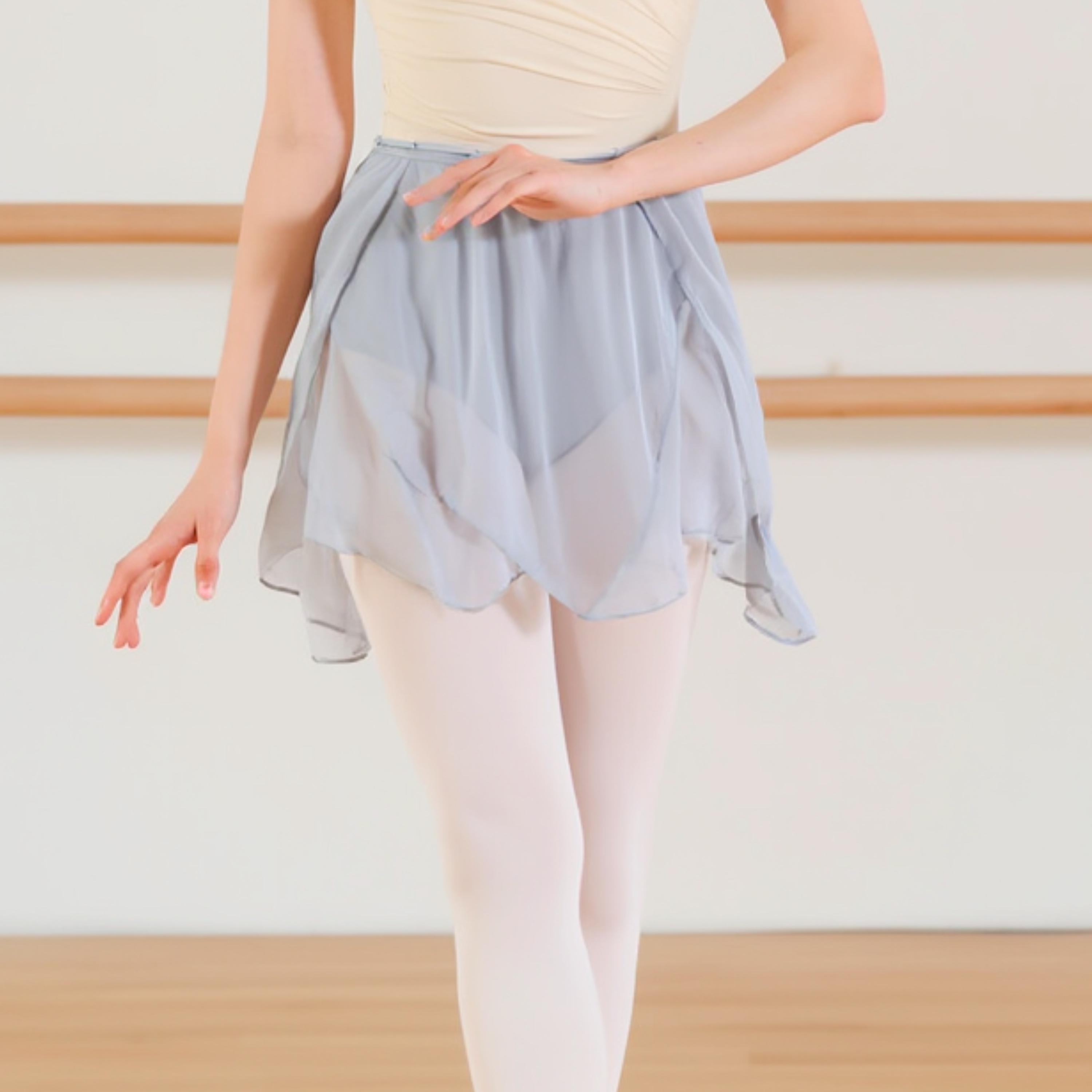Sheer Ballet Skirt Mesh | Soft Blue Ballet Wrap Skirt | Elegant Dance ...