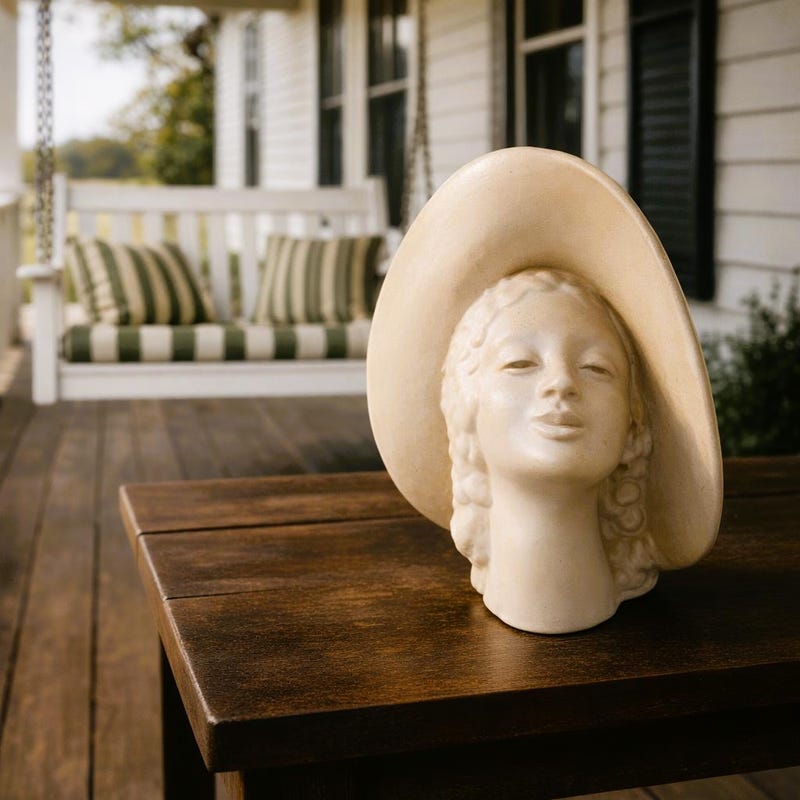 Lady in a Hat Planters - Etsy