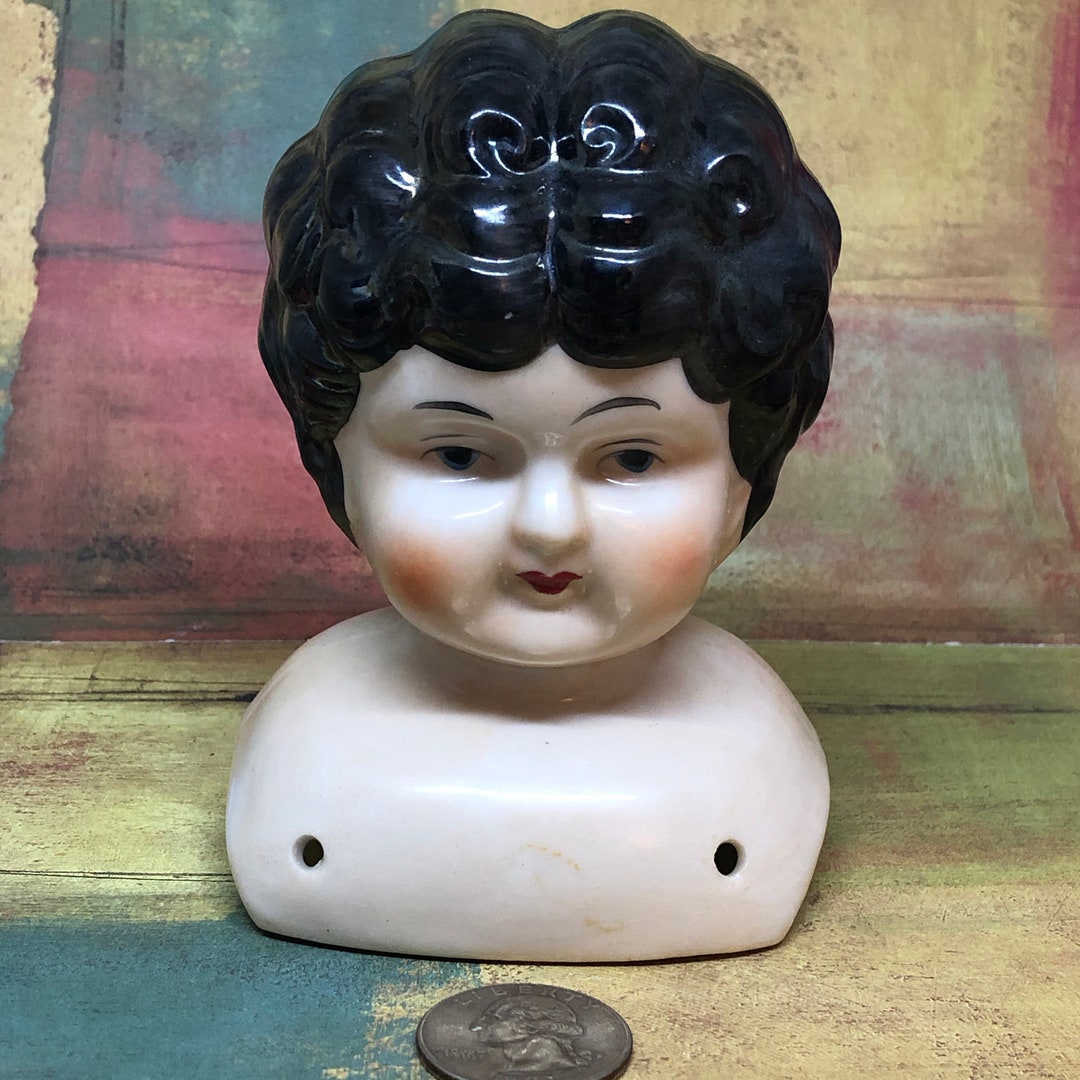 Porcelain Doll Head - Etsy