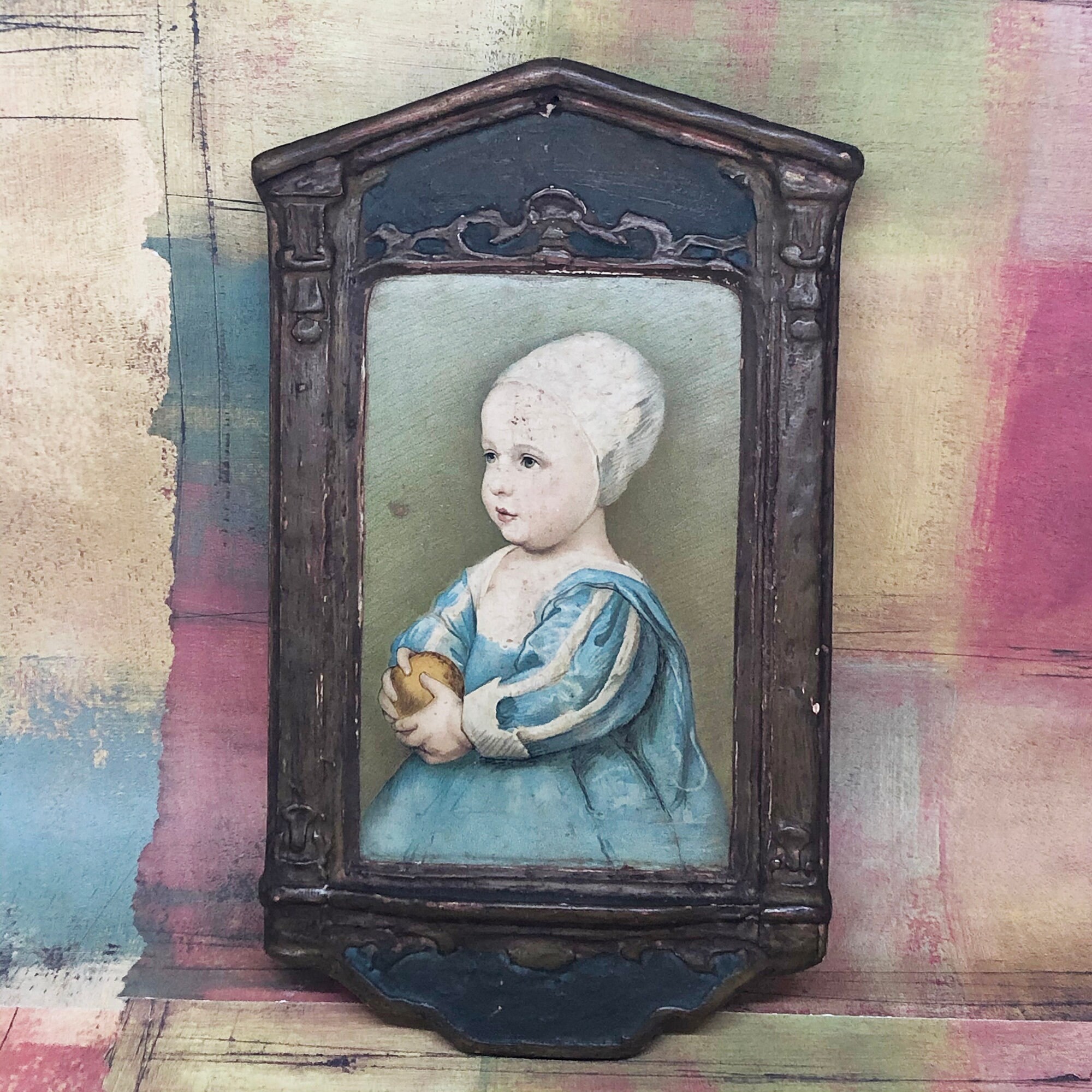 Vintage Baby Stuart Plaque by Anthony Van Dyck Reproduction - Etsy